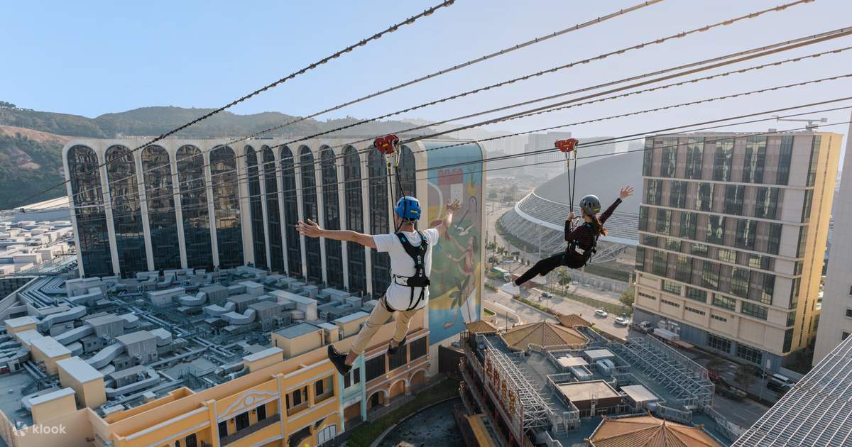 Macau Zipcity - Asia Pacific first urban zipline attraction - Klook Hong Kong